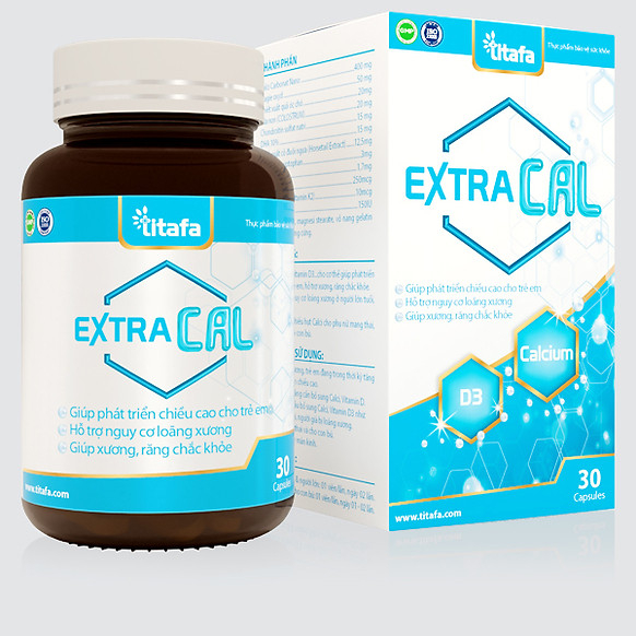 VIÊN UỐNG TĂNG TRƯỞNG CHIỀU CAO EXTRACAL Lọ 30 viên | Shopee Việt Nam