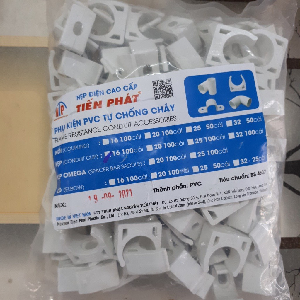 BÁN LẺ 50 CÁI - Kẹp đỡ ống điện phi 16, 20, 25, - Tiến Phát | Shopee Việt Nam