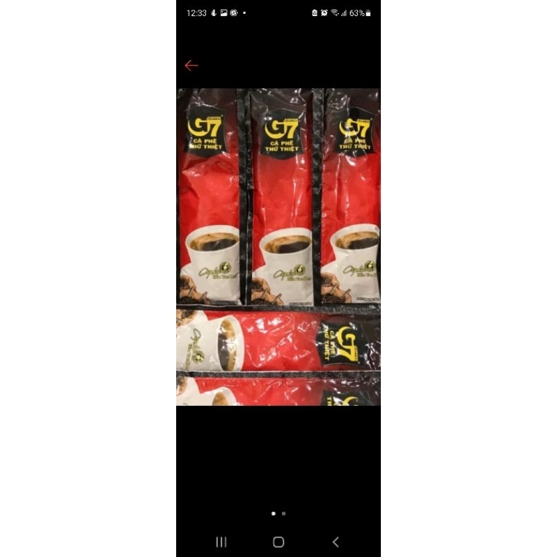 Cà phê G7 GÓI 30g TRUNG NGUYÊN | Shopee Việt Nam