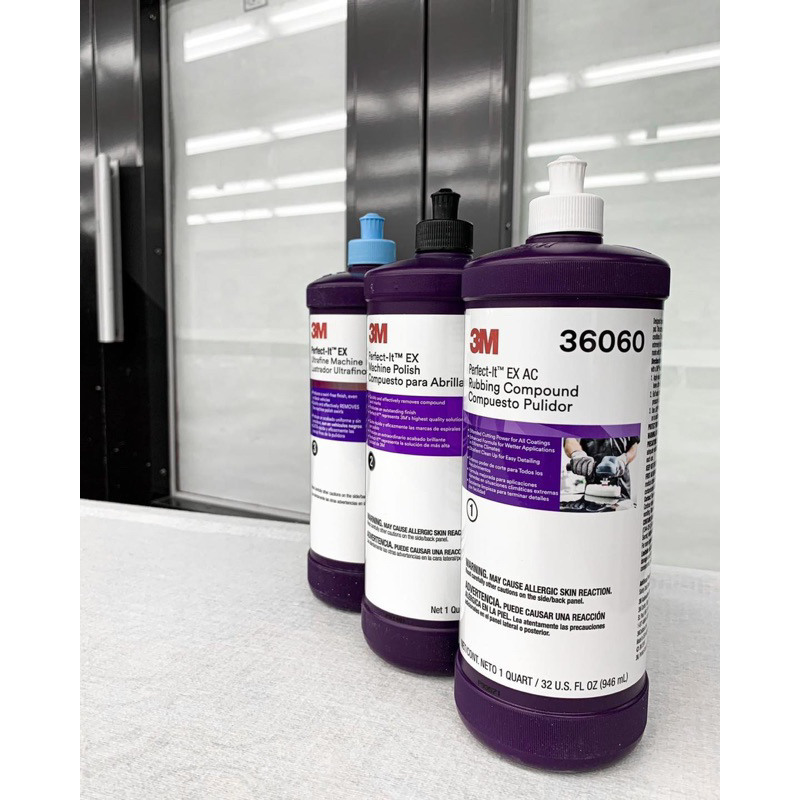 Dung dịch đánh bóng xe ô tô 3M chính hãng: dung dịch làm bóng, xi đánh bóng xe (36060, 06094 ...