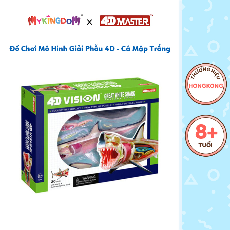Đồ Chơi Mô Hình Giải Phẫu 4D - Cá Mập Trắng 4D MASTER 622028 | Shopee Việt Nam