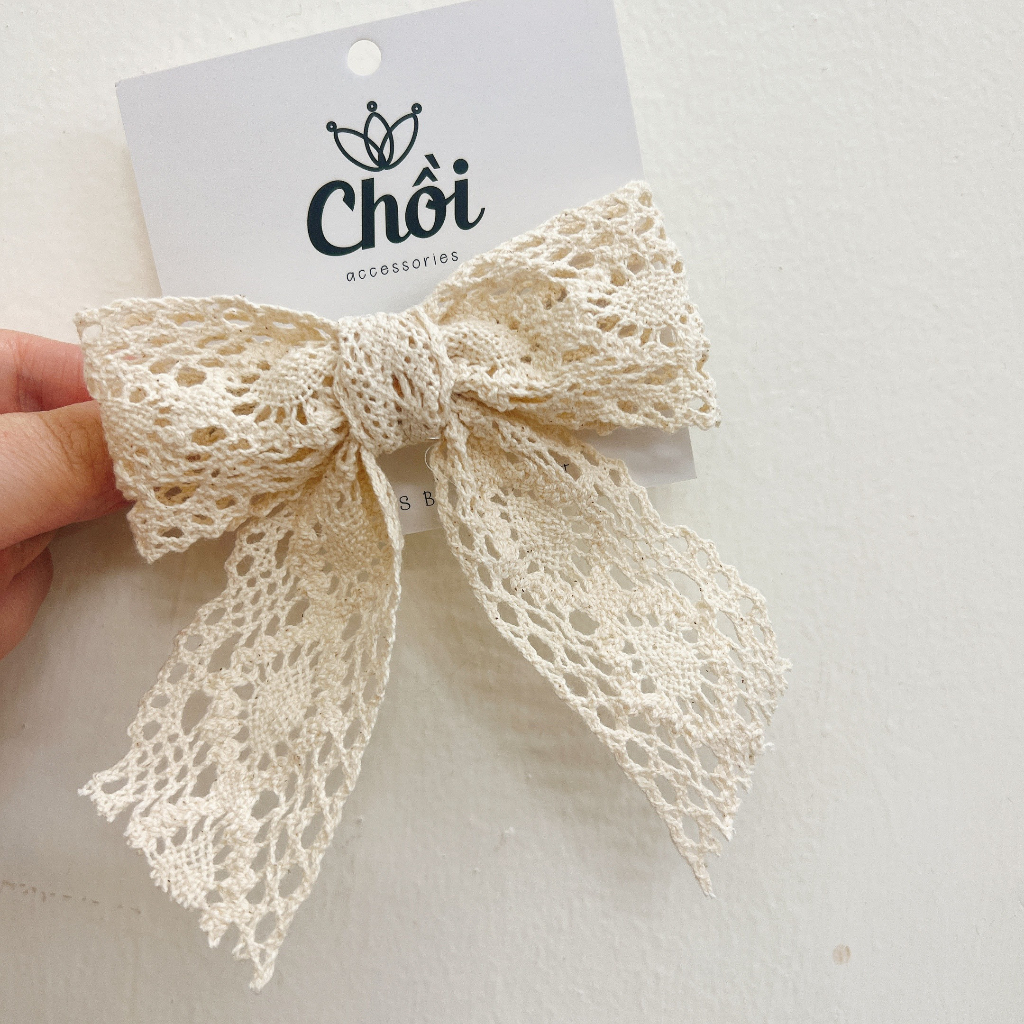 Kẹp Tóc Nơ Ren Nhiều Mẫu Phong Cách Tiểu Thư Cho Bạn Gái Y022 | Shopee ...