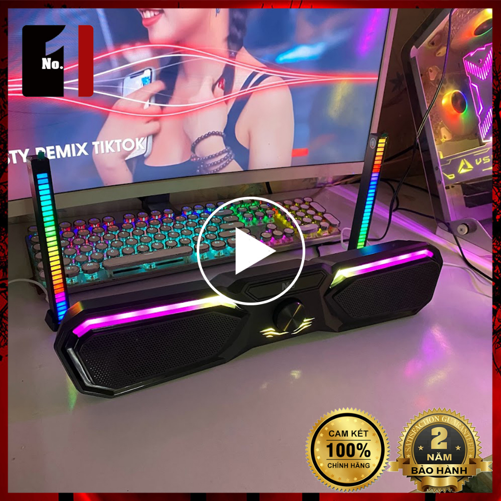 Loa Thanh Gaming Soundbar Bluetooth Để Bàn Niye DNX-NM28 Led Rgb Loa ...