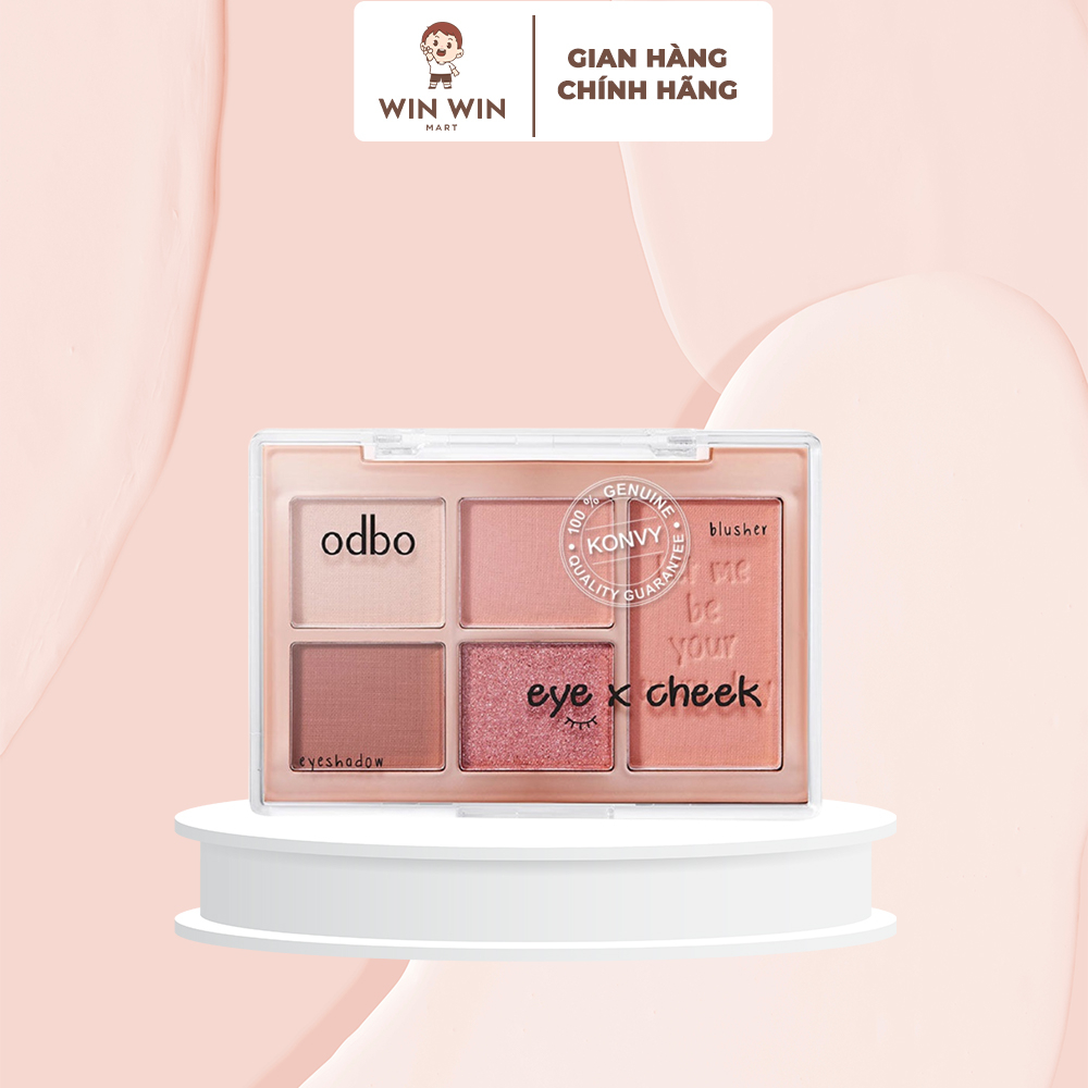Bảng Phấn Mắt Và Má Hồng Odbo Eye & Cheek Tone 01 OD1044 Thái Lan Chính Hãng | Shopee Việt Nam