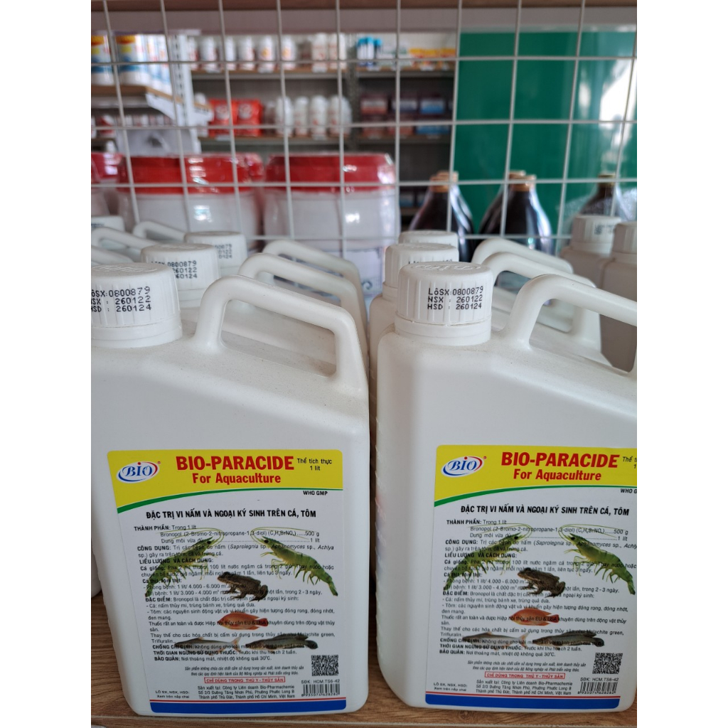BIO PARACIDE Nấm và kí sinh trêm tôm, cá. | Shopee Việt Nam