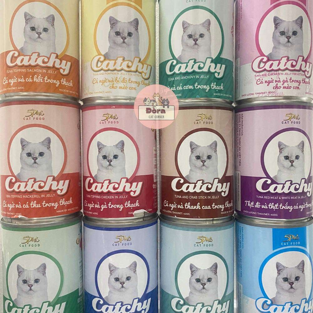 Pate Catchy Lon 400g Cho Mèo, 12 Vị Đa Dạng | Shopee Việt Nam