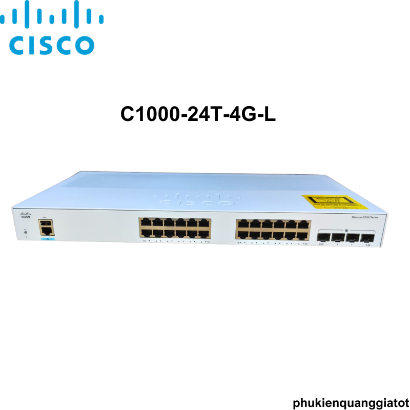 Thiết bị chuyển mạch switch Cisco catalyst C1000-24T-4G-L | Shopee Việt Nam