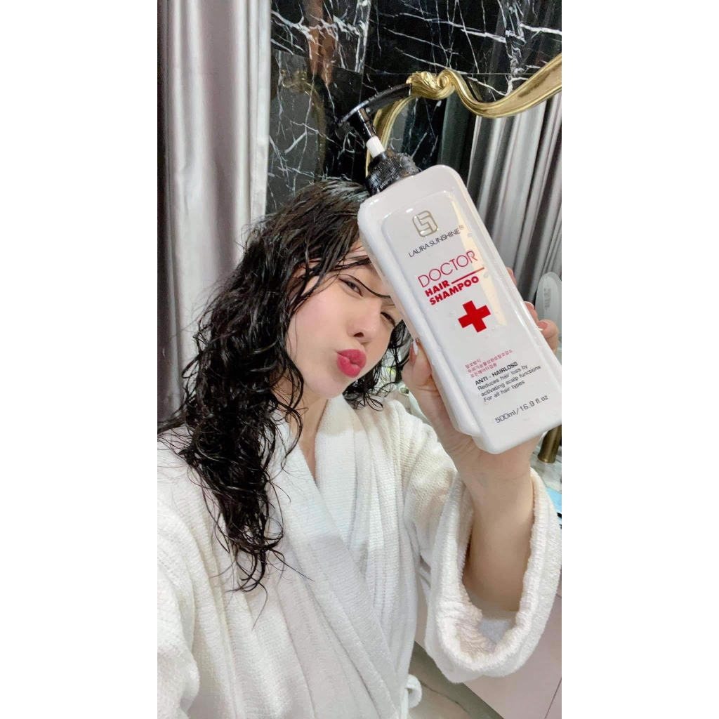 [Chính Hãng+Tặng mẫu NH] 4 Chai Dầu gội Doctor Hair - Laura Sunshine (500ml/chai) | Shopee Việt Nam
