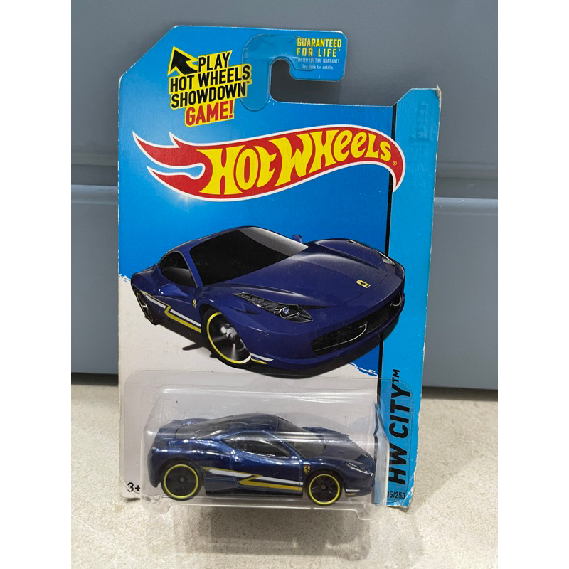 Xe mô hình đồ chơi Hotwheels 1:64 - Ferrari 458 Italia (card như hình) | Shopee Việt Nam