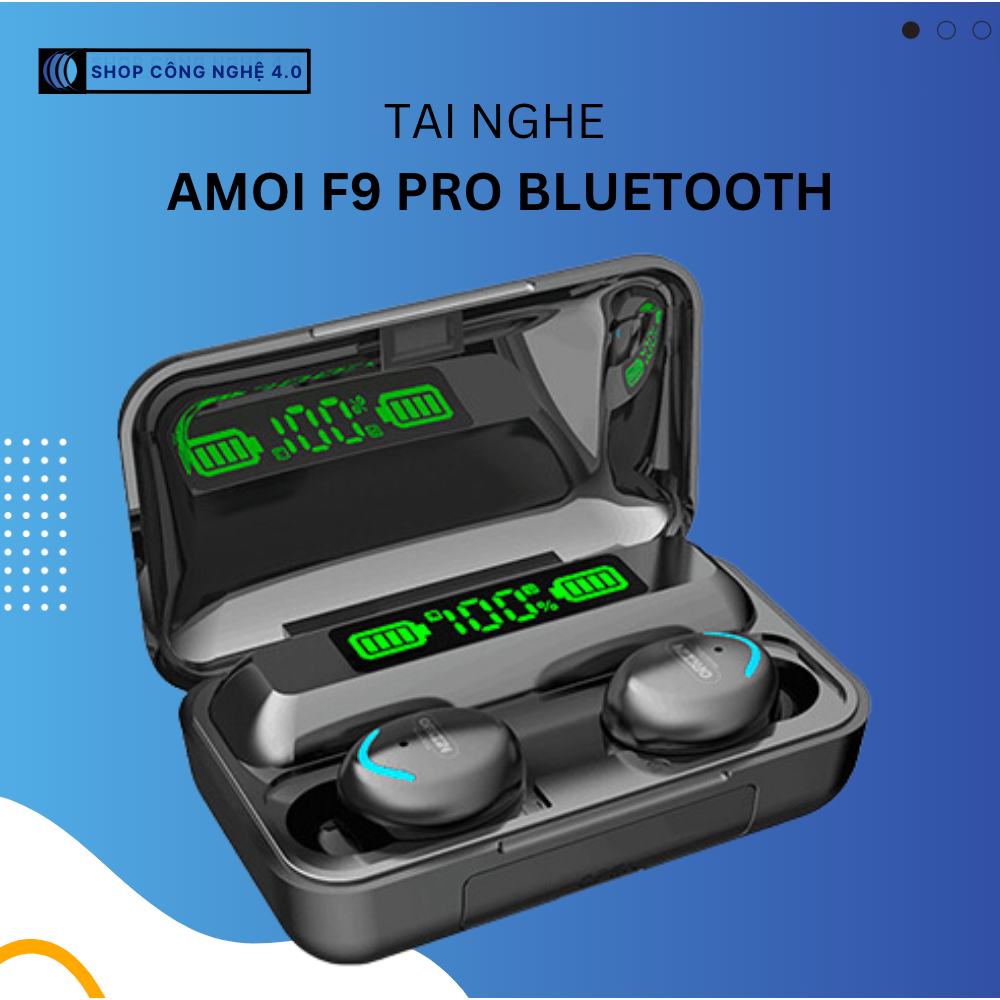 Tai nghe AMOI F9 pro bluetooth | Shopee Việt Nam