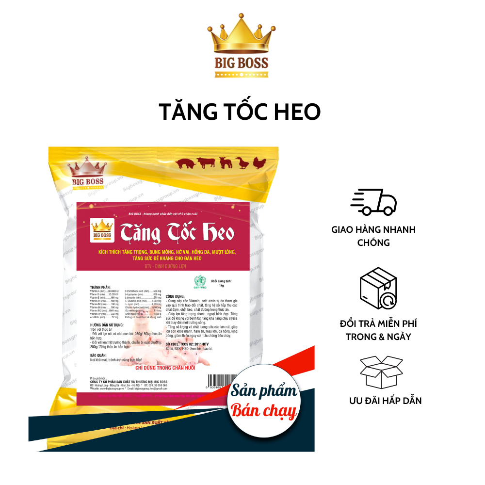 Tăng tốc heo Big Boss 1kg | Shopee Việt Nam