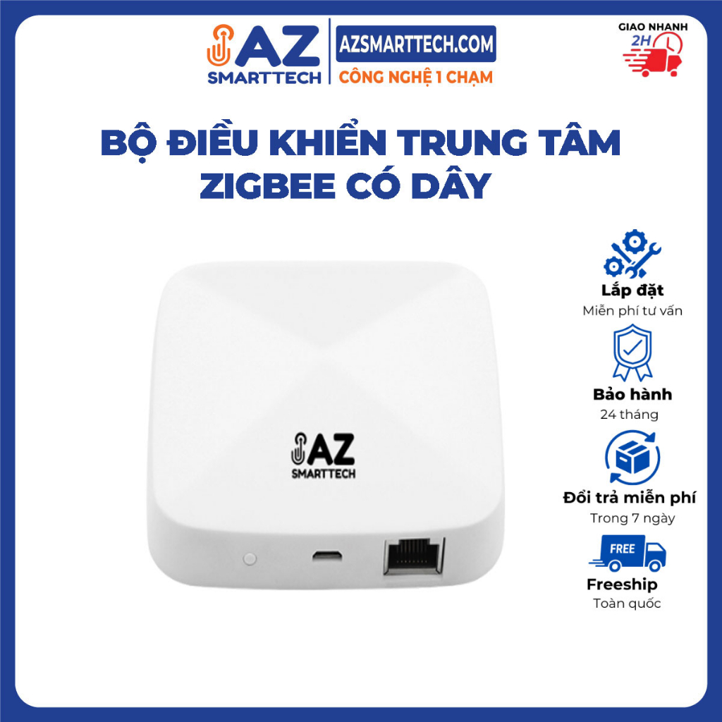 Bộ điều khiển trung tâm zigbee AZ SMARTTECH Bảo hành 24 Tháng | Shopee Việt Nam