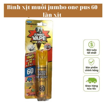 Bình xịt muỗi jumbo one pus 60 lần xịt nhỏ gọn tiện lợi | Shopee Việt Nam
