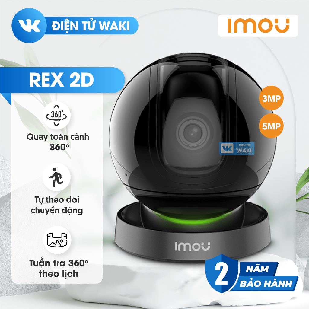 Camera Wifi Trong Nhà IMOU REX 2D 3MP 2K/5MP 3K (GK2DP)- Siêu Nét, Quay ...