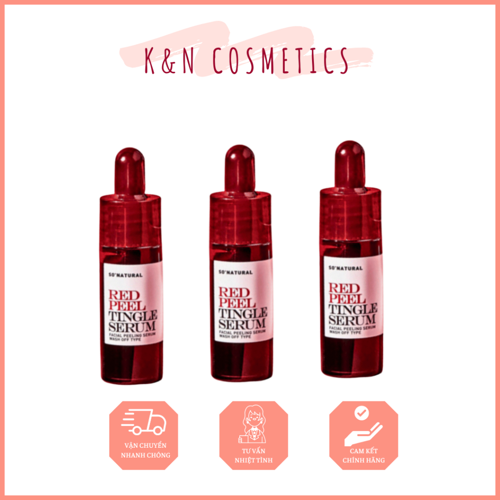 Tinh chất peel da sinh học SO’NATURAL RED PEEL TINGLE SERUM bản mini 11ml | Shopee Việt Nam