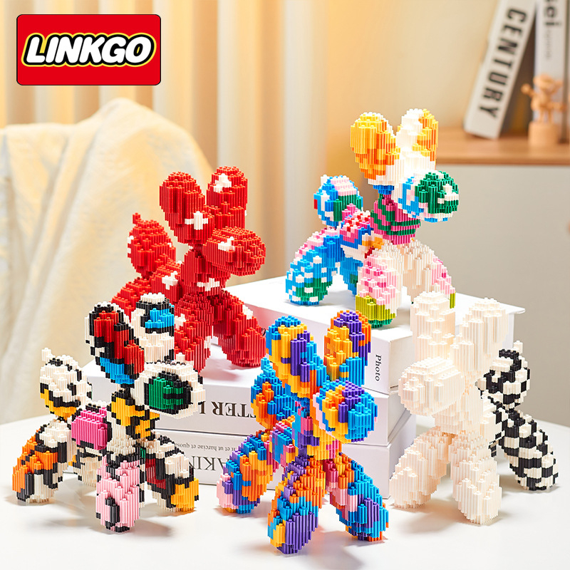 Series Puppies Bong Bóng - Đồ chơi mô hình lắp ráp 3D LECHUAN Nanoblock ...