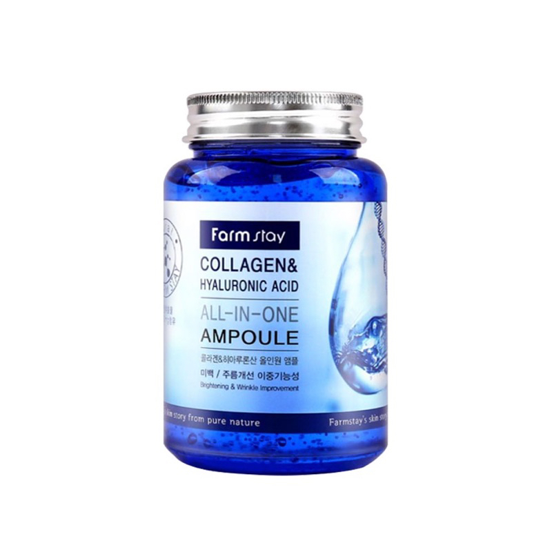 Tinh chất Farm Stay Collagen & Hyaluronic Acid All-In-One Ampoule 250ml ...
