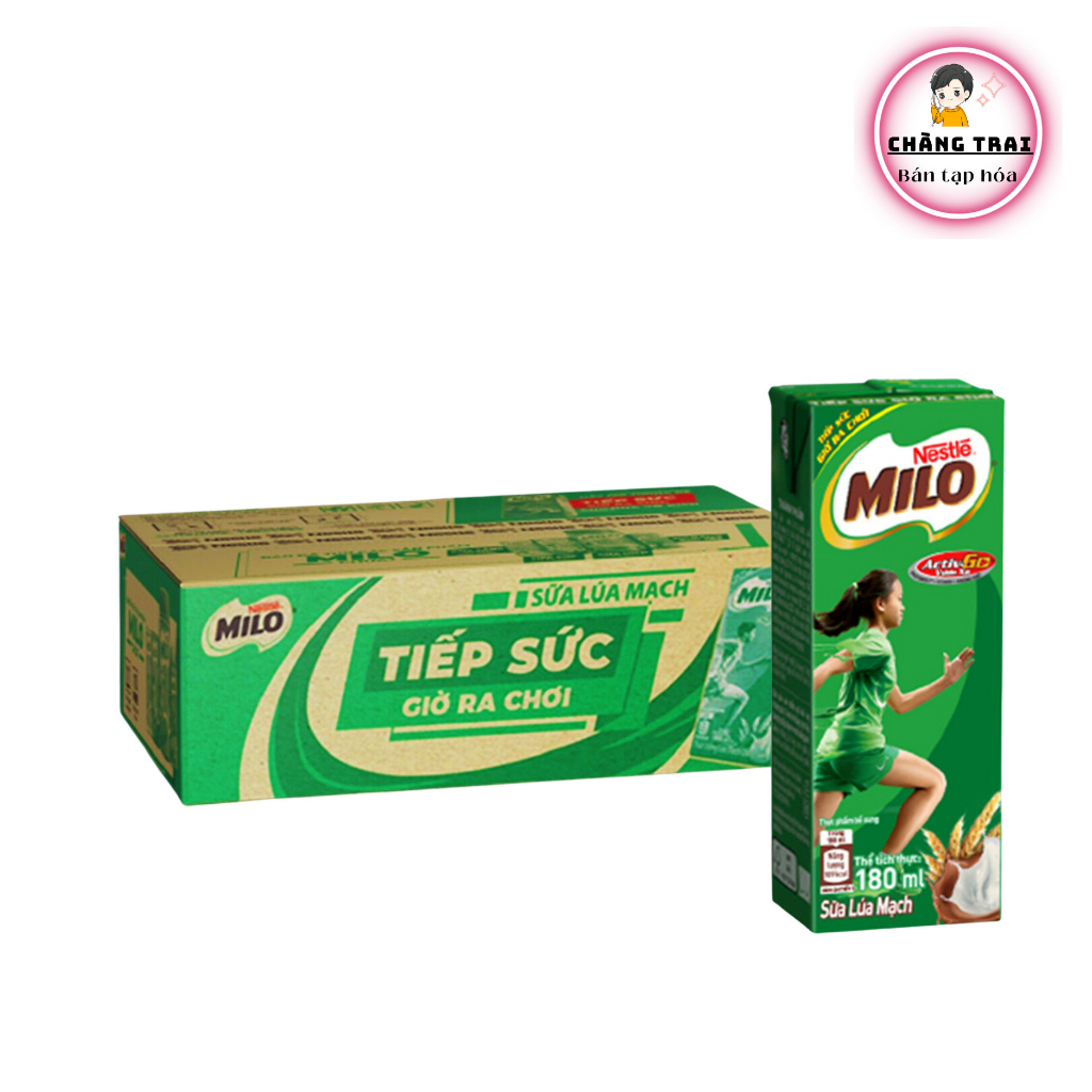 Thùng 48 hộp thức uống lúa mạch Milo Active Go 180ml | Shopee Việt Nam
