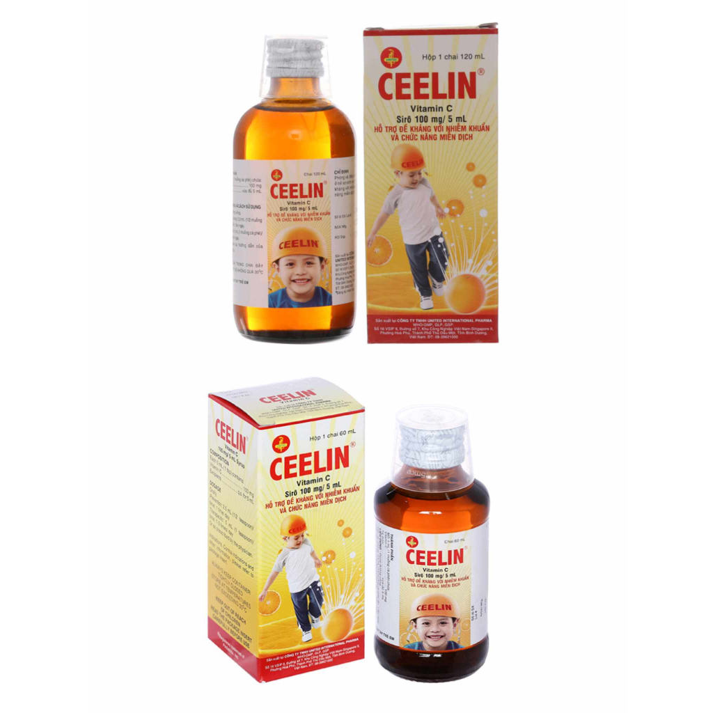 Siro Ceelin tăng đề kháng bổ sung vitamin C ( 60ml 120ml ) | Shopee ...