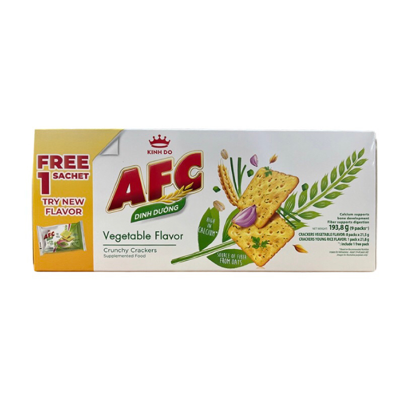 Bánh AFC vị rau củ 198,3g | Shopee Việt Nam