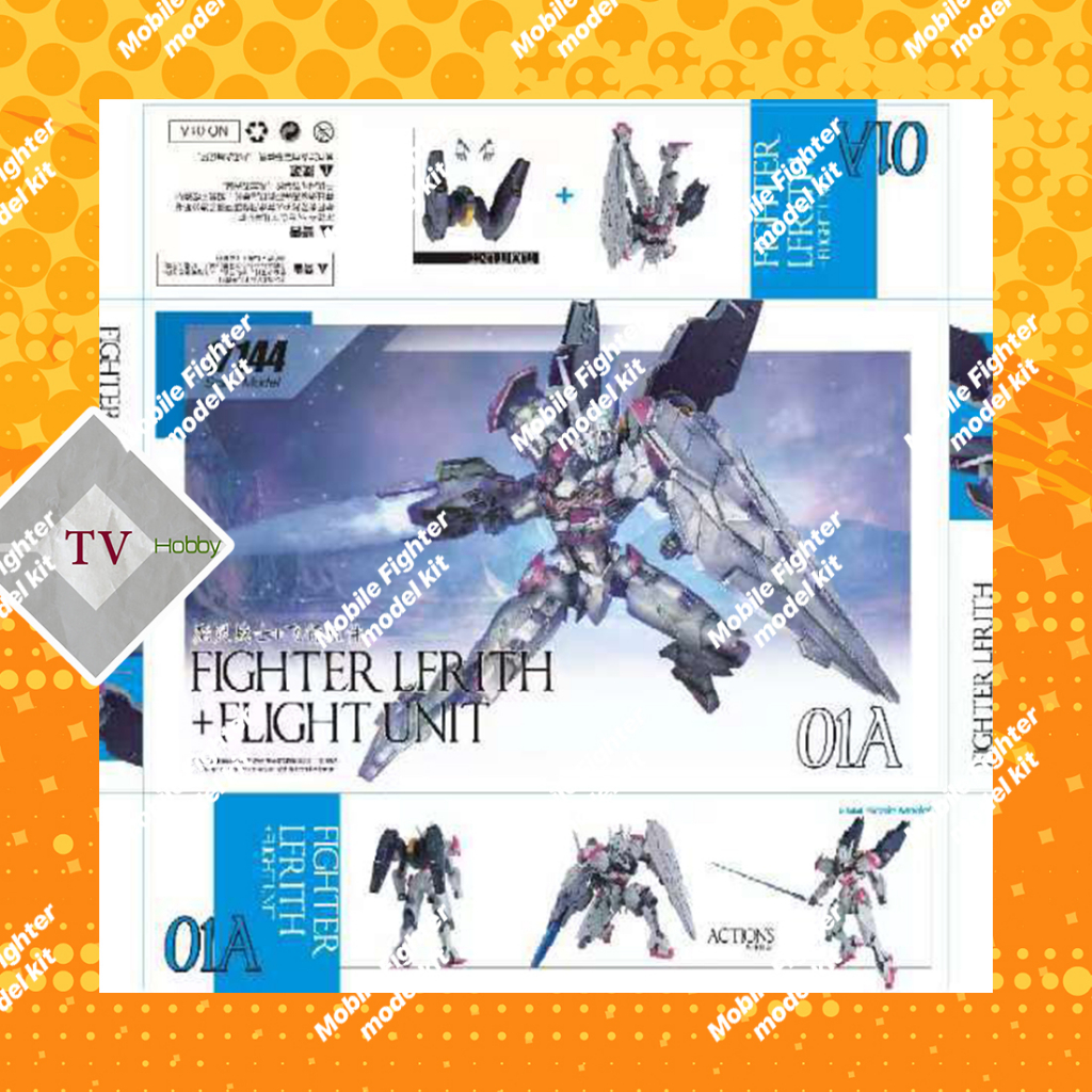 Mô Hình Lắp Ráp HG 01A Fighter Lfrith + Flight Unit DABAN ( tặng kèm ...