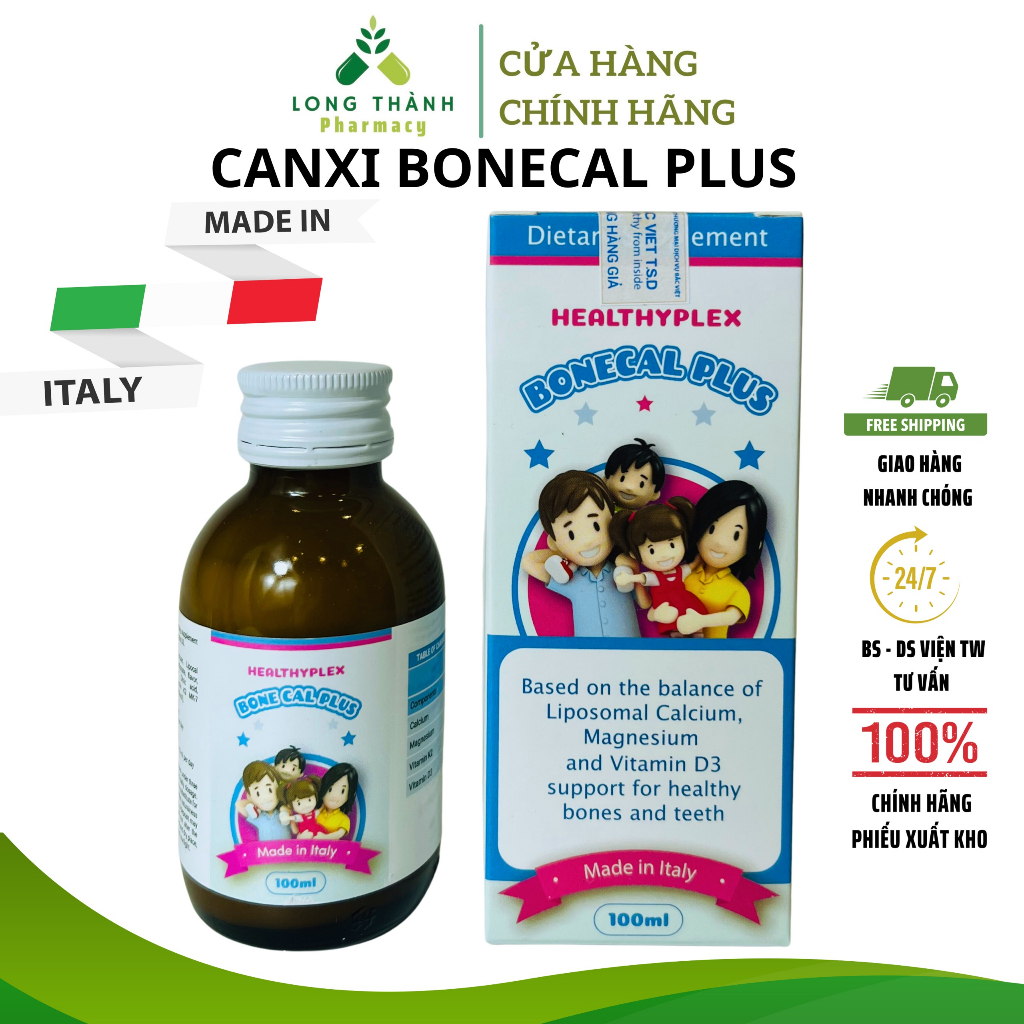 Canxi HealthyPlex BoneCal Plus (Italy) - Bổ sung canxi, giúp bé phát ...
