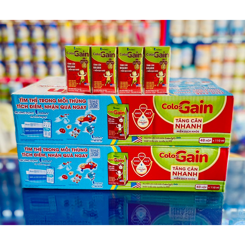 [Quét mã Tích điểm]Thùng Sữa Colosgain 180ml (48hộp) | Shopee Việt Nam