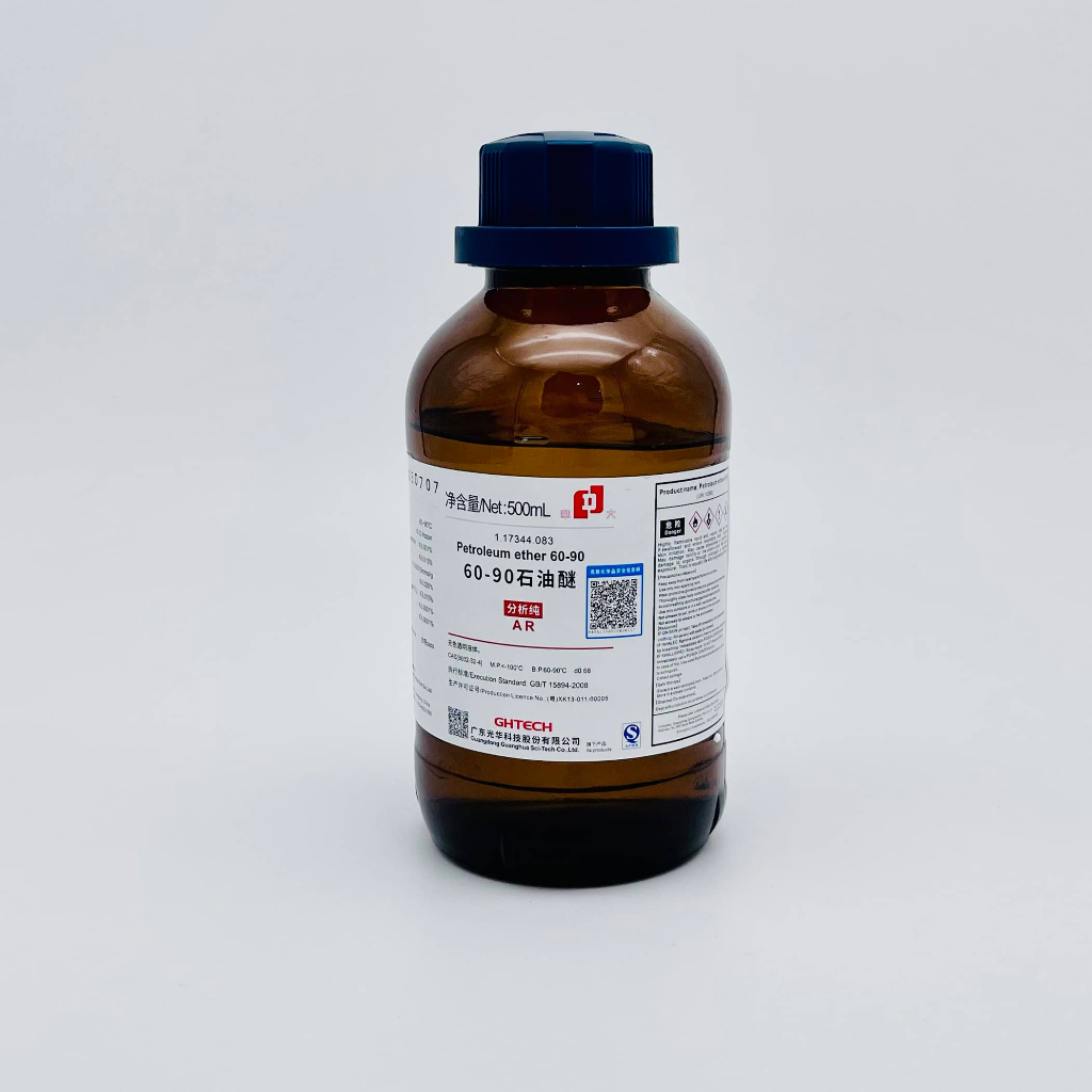 Hóa chất Petroleum Ether 60-90 (Chai 500ML, AR, GHTECH, Cas 8032-32-4 ...
