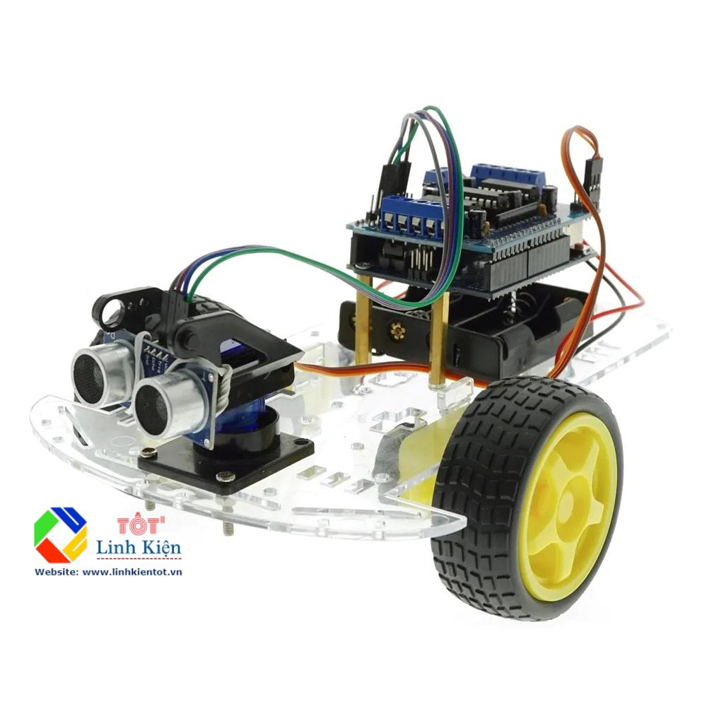 Xe Arduino Tránh Chướng Ngại Vật 3 Bánh - Car Robot Tránh Vật Cản Cho ...