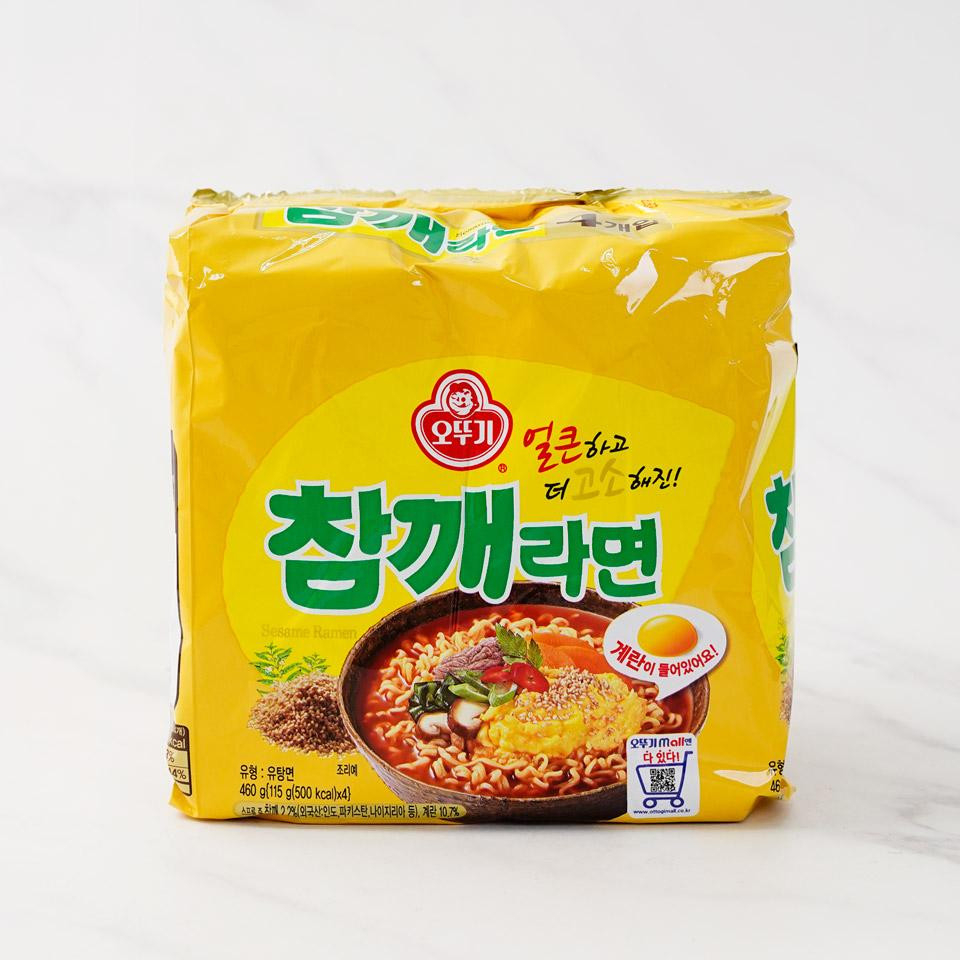 (Lốc 4 gói) Mỳ Ăn Liền Trứng Vừng Sesame Ottogi - [오뚜기] 참깨라면 115G | Shopee Việt Nam