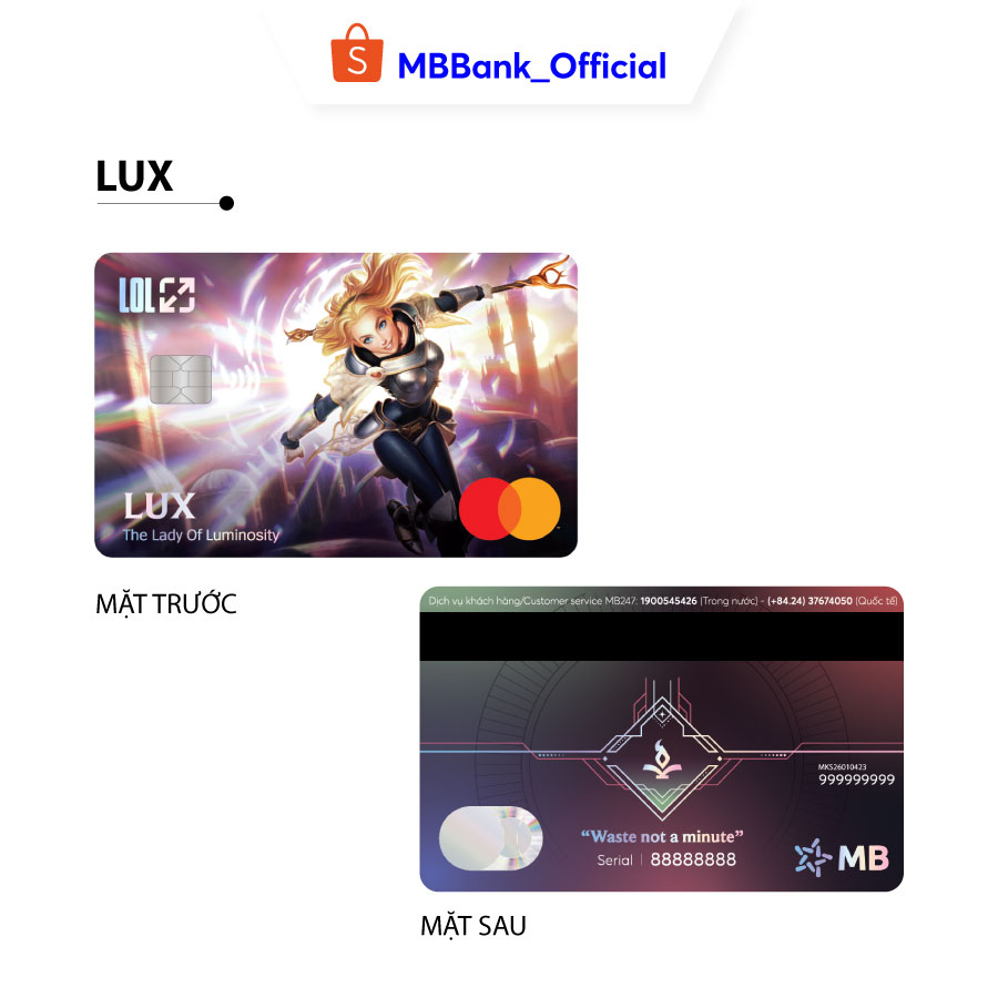 [Evoucher & Dịch vụ] Dịch vụ phát hành thẻ MB Hi Collection - Bộ sưu ...