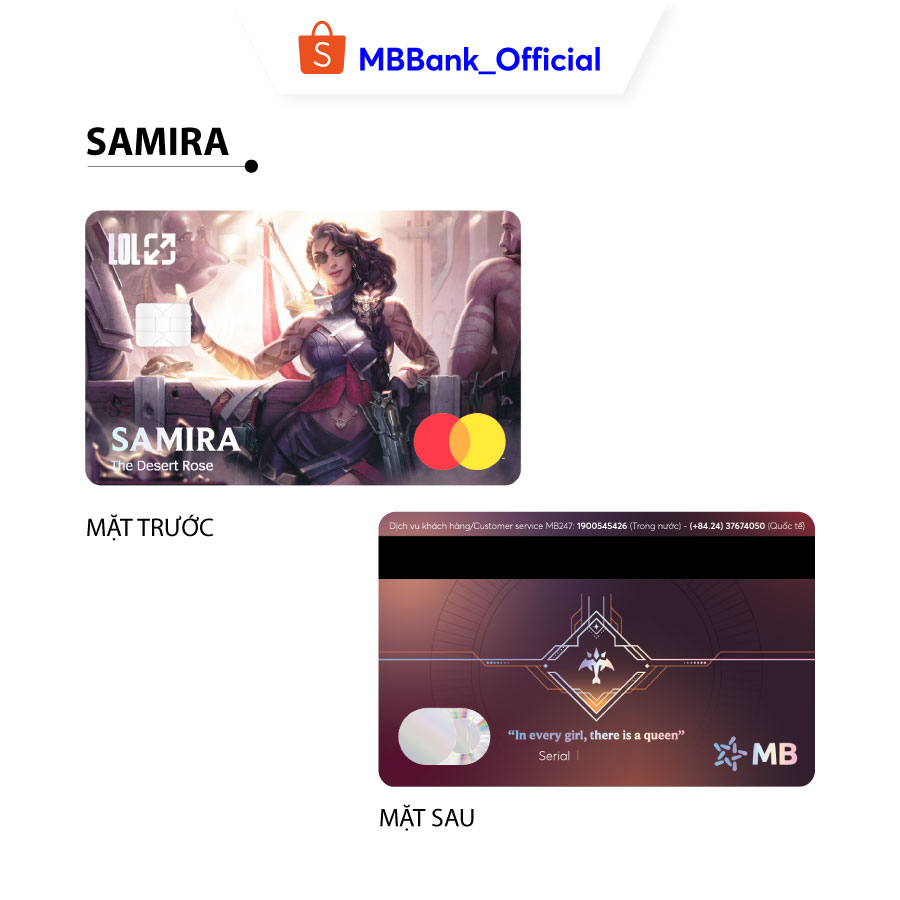 [Evoucher & Dịch vụ] Dịch vụ phát hành thẻ MB Hi Collection - Bộ sưu ...