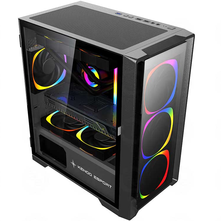Vỏ Case Máy Tính KENOO MK500 3Fan RGB M-ATX - Hàng chính hãng | Shopee ...
