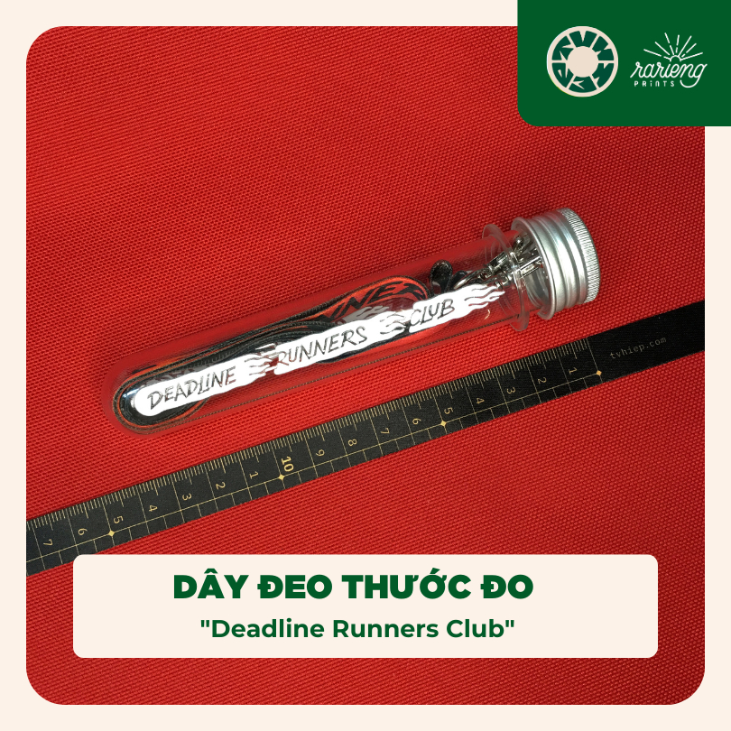 [TVHiep Lettering] Dây đeo thước đo - Deadline Runners Club | Shopee Việt Nam