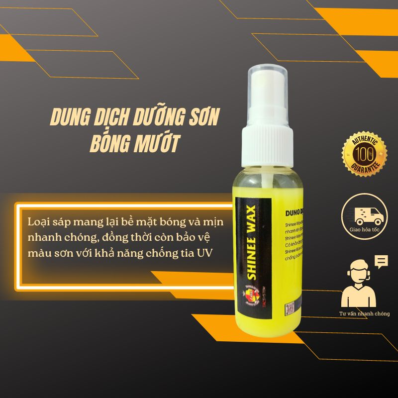 Dung dịch dưỡng bóng sơn TACSYSTEM SHINEE WAX tăng độ bóng và mượt cho ...