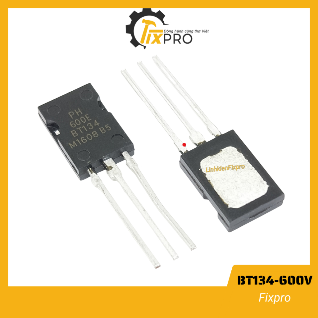 Triac BT134 BT134-600E 4A 600V chân cắm TO-126 chất lượng tốt | Shopee ...