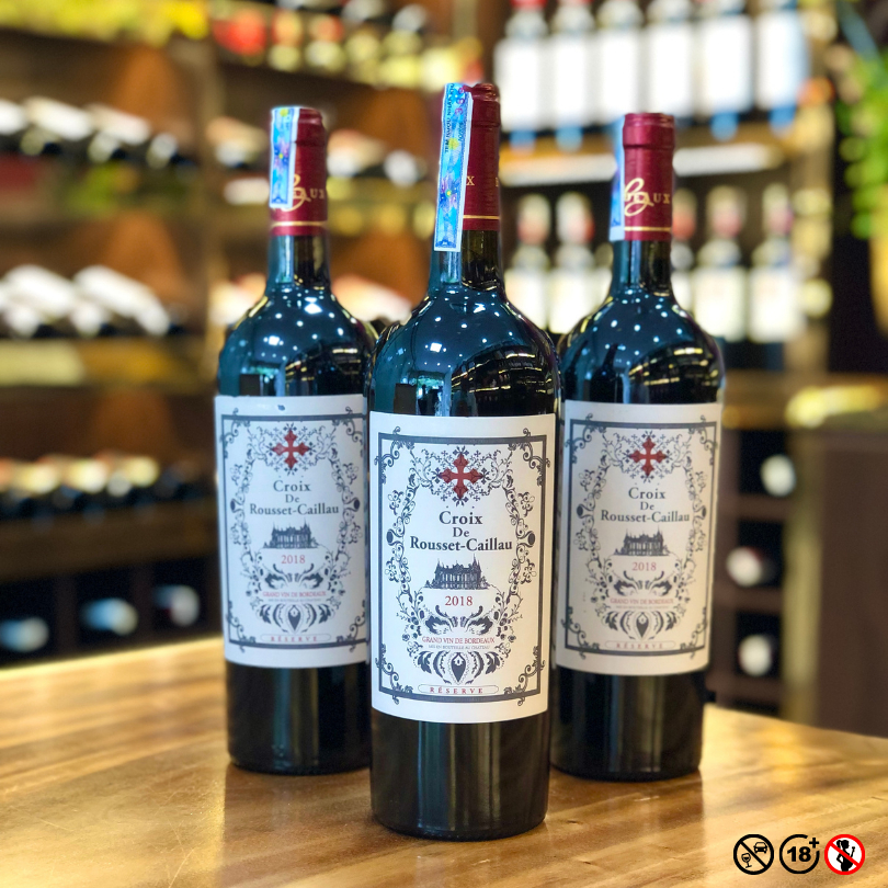 Rượu Vang Pháp Croix de Rousset Cailiau Bordeaux - Wine Wander | Shopee ...