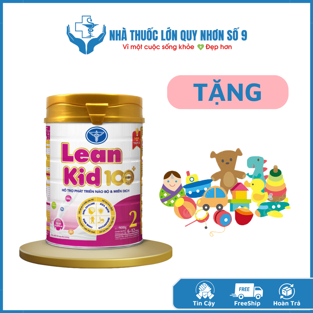 Sữa bột Nutricare Lean Kid 100 +2 - Sữa bột cho bé từ 6 đến 12 tháng ...
