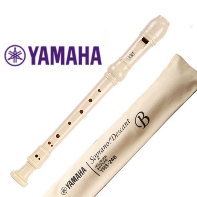 Sáo RECORDER SOPRANO YAMAHA Yrs 24B chính hãng, Sáo nhựa học sinh sáng ...