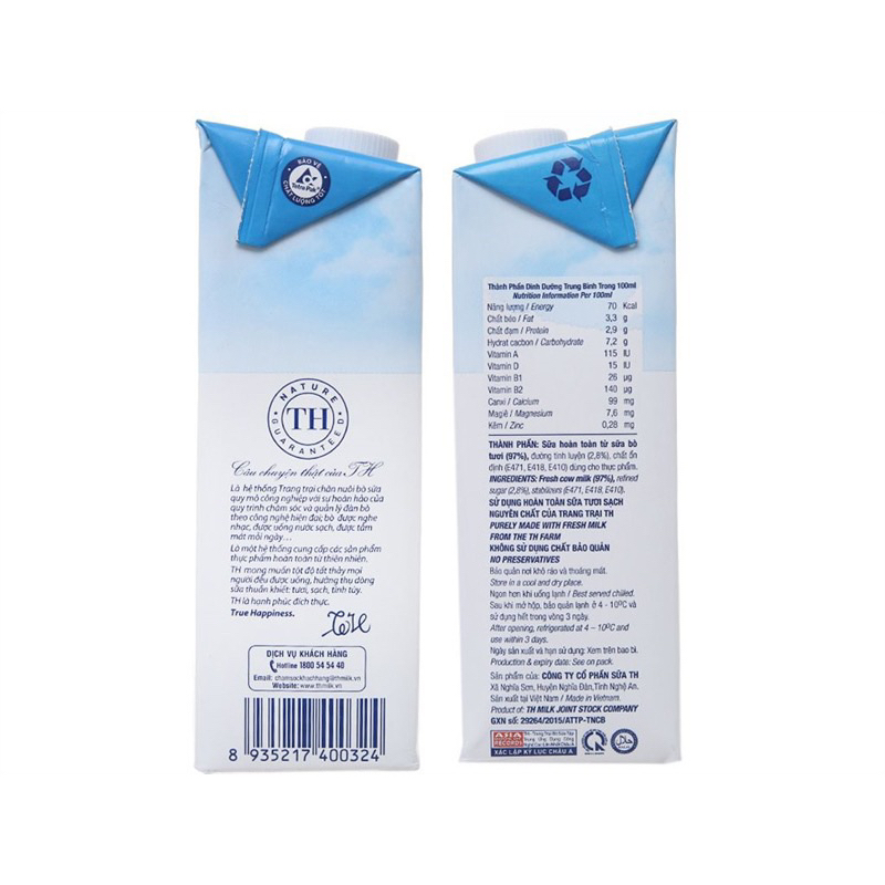 TH TRUE MILK 1 LÍT | Shopee Việt Nam