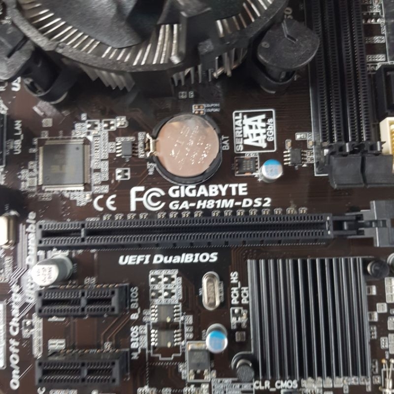 Mainboard Gigabyte GA-H81M-DS2, sk 1150, DDR3 x 2 khe, Fe chặn Main ...