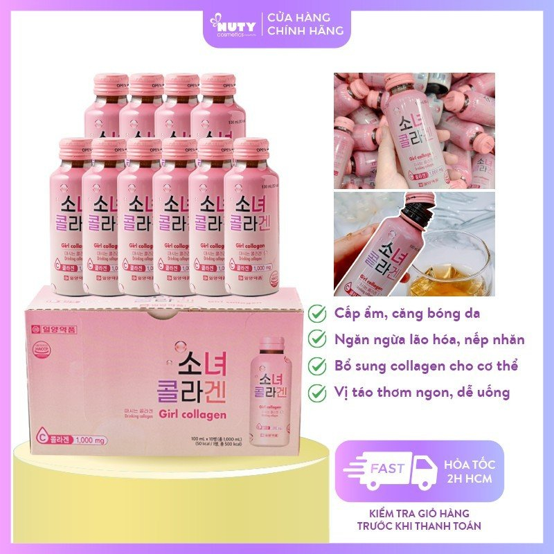 Nước Uổng Bổ Sung Collagen Girl Collagen (10x100ml) | Shopee Việt Nam