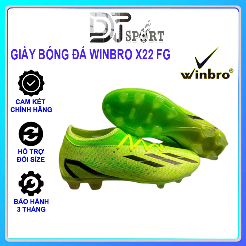 Giày Bóng Đá Đinh Cao Winbro X22 FG Chính Hãng ,Giày Đá Banh Sân Cỏ Tự ...