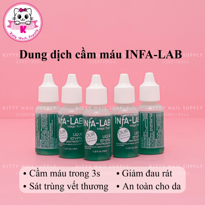 Dung dịch cầm máu INFA LAB hiệu quả ngay sau 3s, lọ 15ml nhập khẩu ...