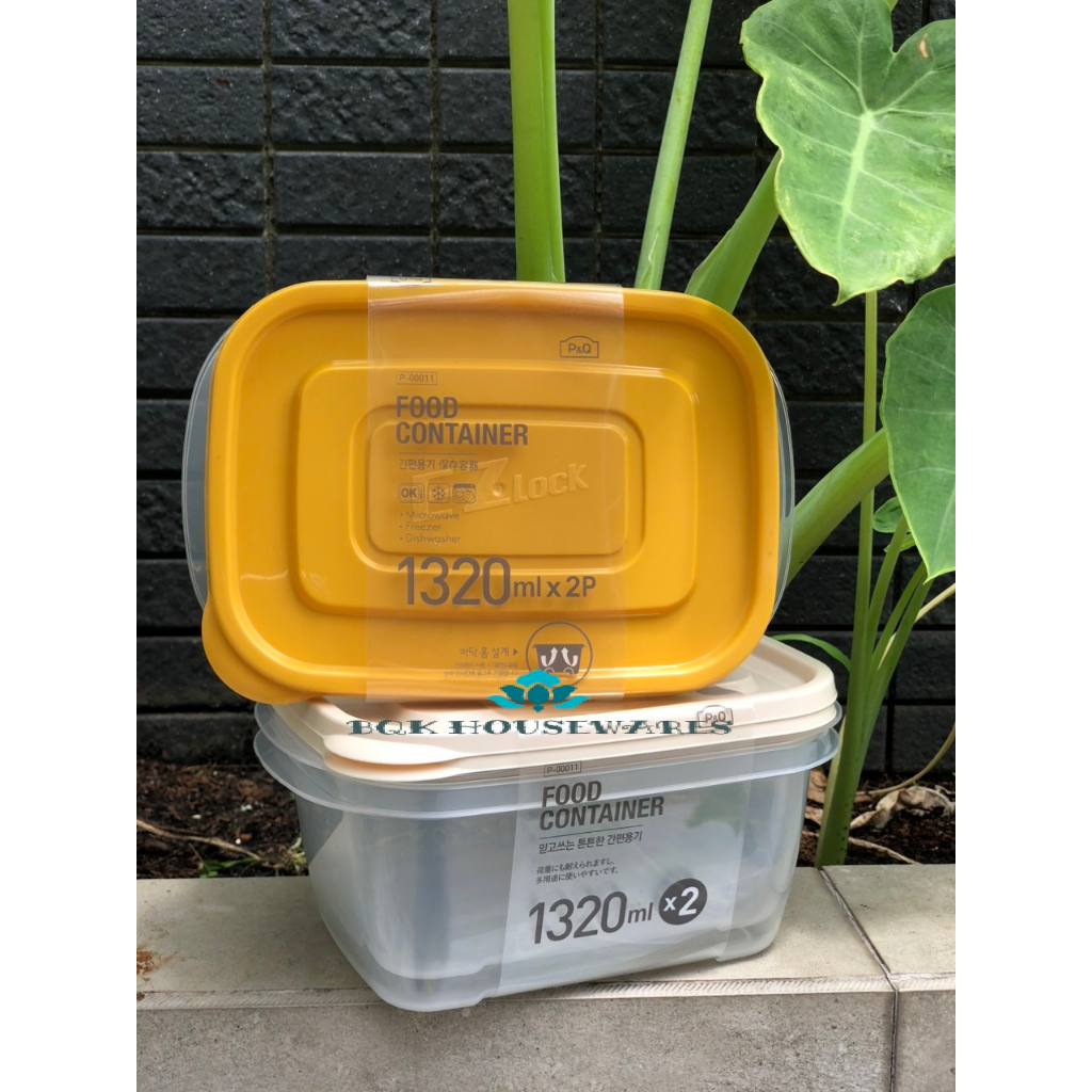 Bộ 2 hộp bảo quản thực phẩm Lock&Lock 1320ml mỗi hộp | Shopee Việt Nam