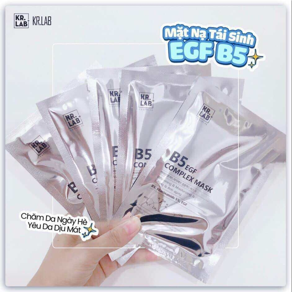 Mặt Nạ Cấp Ẩm Phục Hồi Kr.Lab+ B5 EGF Complex Mask 25ml | Shopee Việt Nam