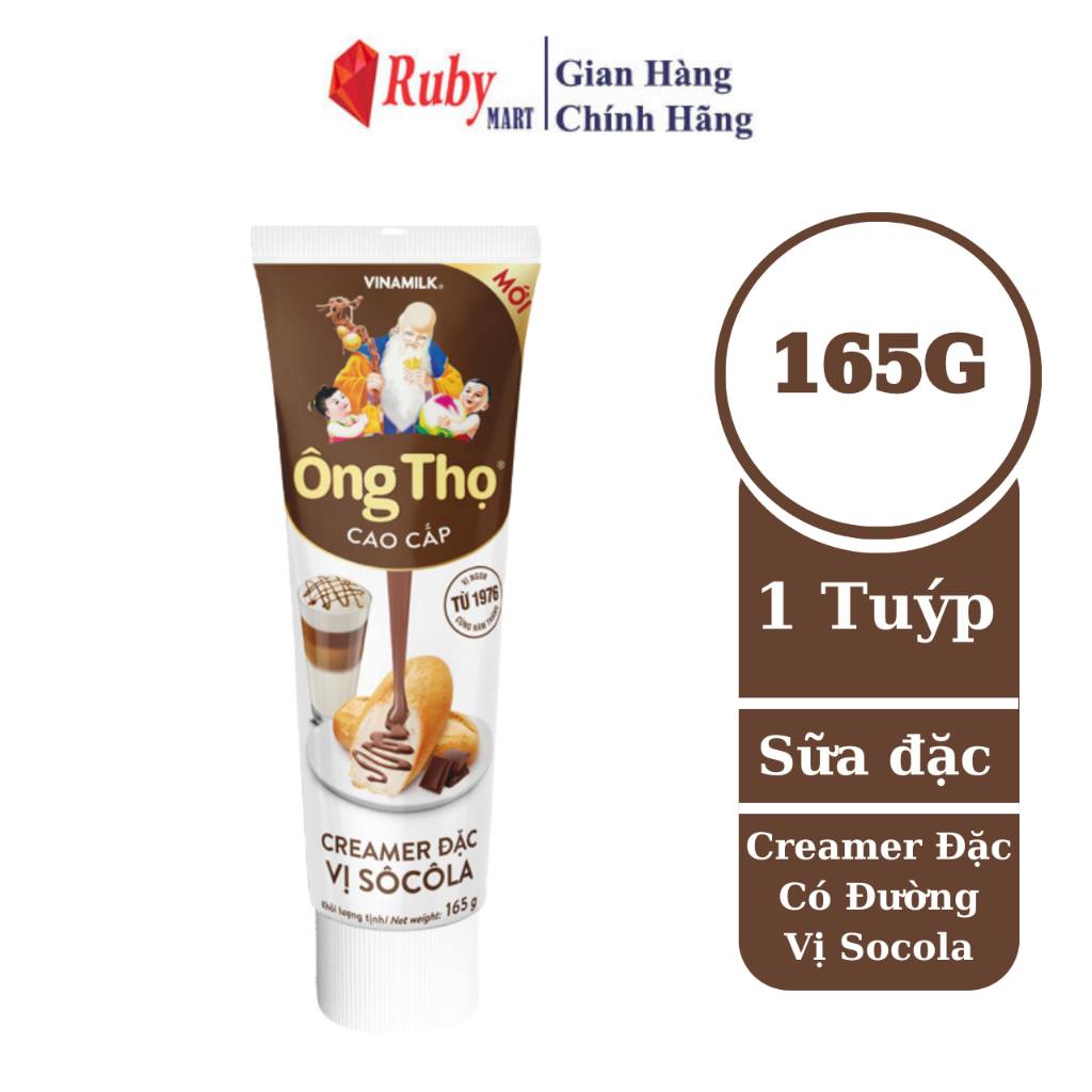[Date T4/25] Sữa Đặc Có Đường Ông Thọ Socola Tuýp x 165g | Shopee Việt Nam