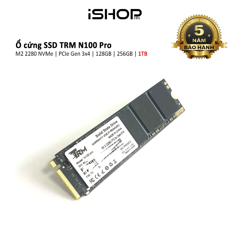 Ổ cứng SSD TRM N100 Pro dung lượng 128GB/256GB/512GB/1TB M2 NVMe | Bảo hành 60 tháng | Shopee ...