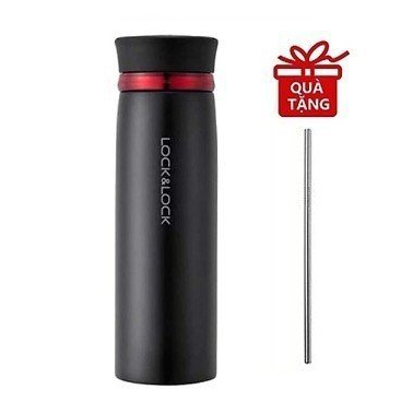 (KÈM ỐNG HÚT)Bình Giữ Nhiệt Lock&Lock Feather Light LHC4131 (450ml ...