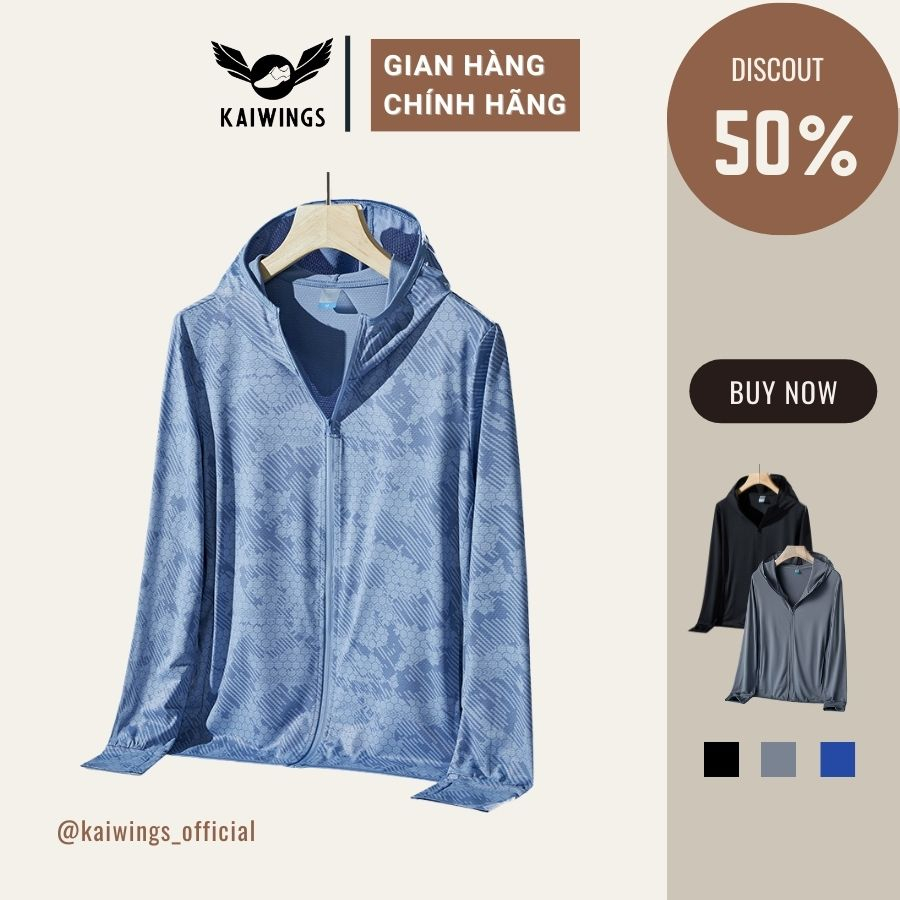 Áo chống nắng nam nữ cao cấp siêu nhẹ chống tia UV KAIWINGS Áo khoác ngoài thể thao mùa thu thời ...